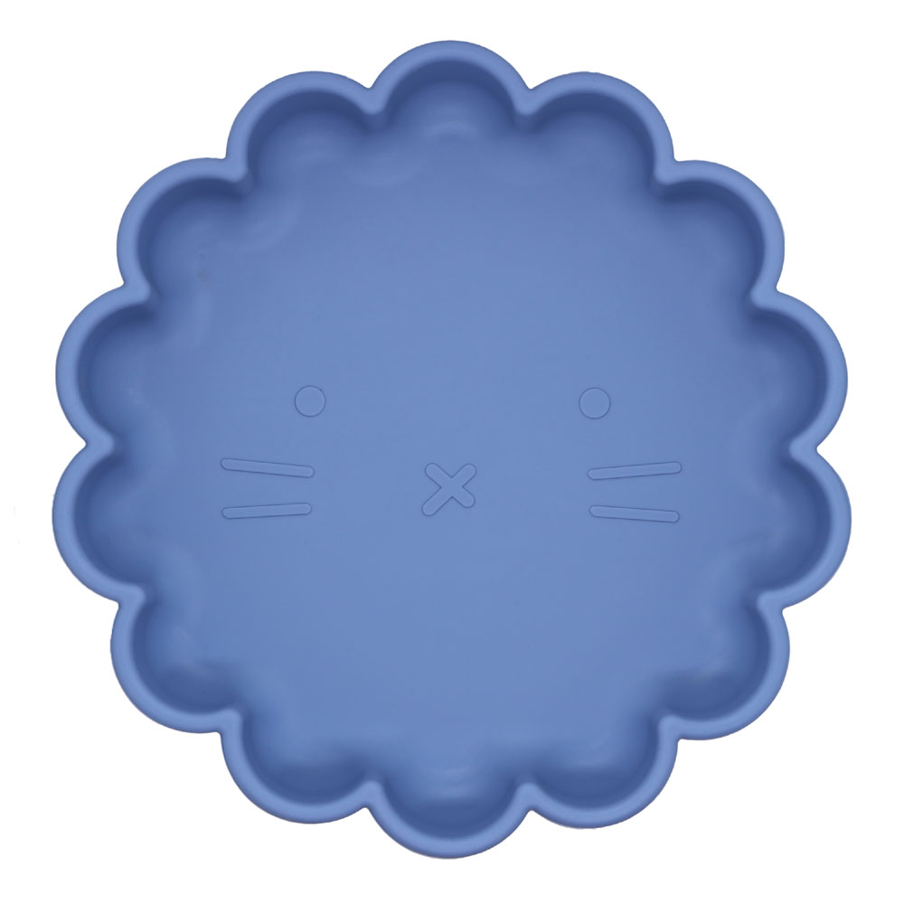 SiliLion - Mess-free silicone plate - Mineral Blue | Babies R Us Canada